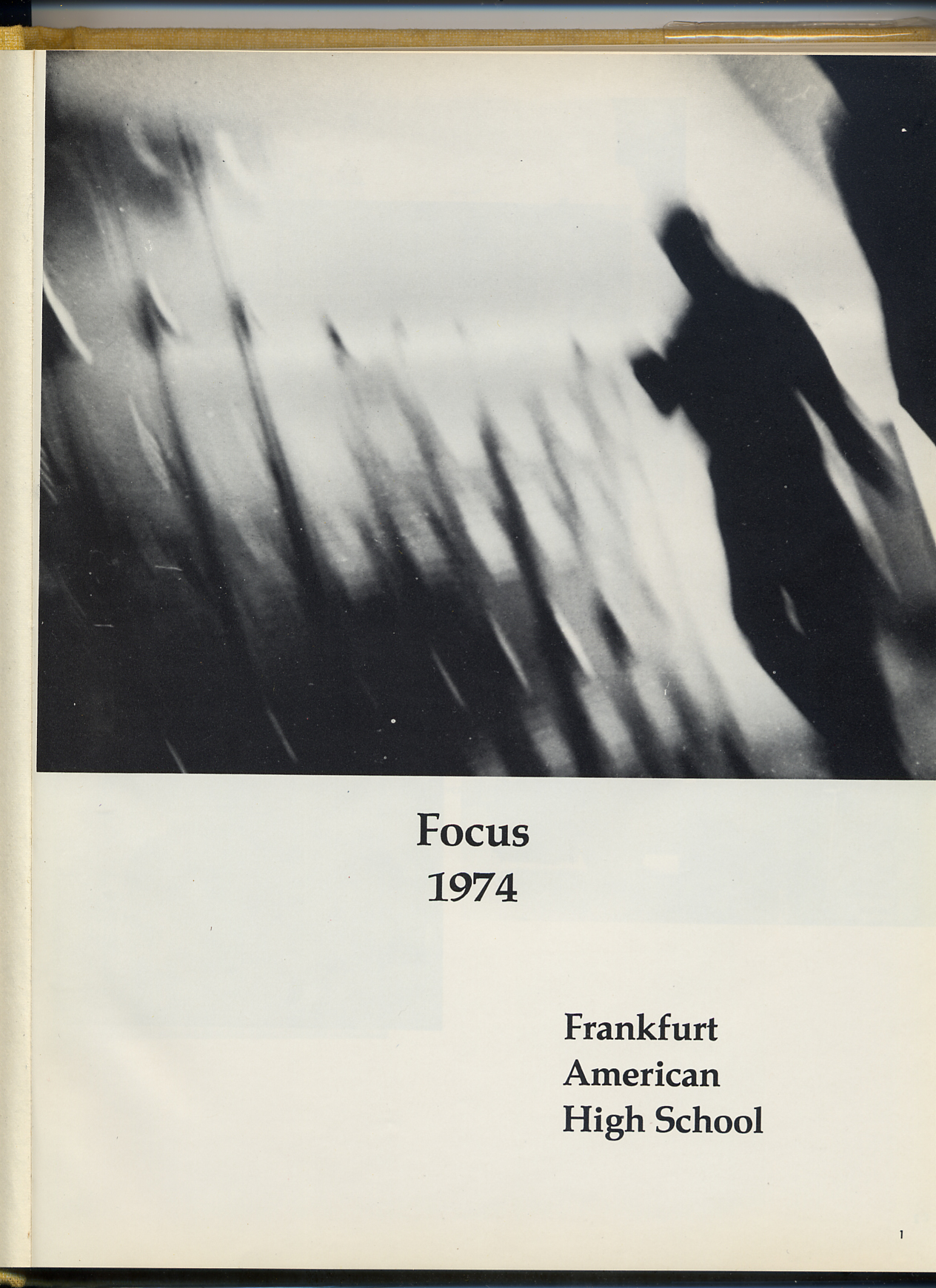 FAHS Focus 1974 Yearbook