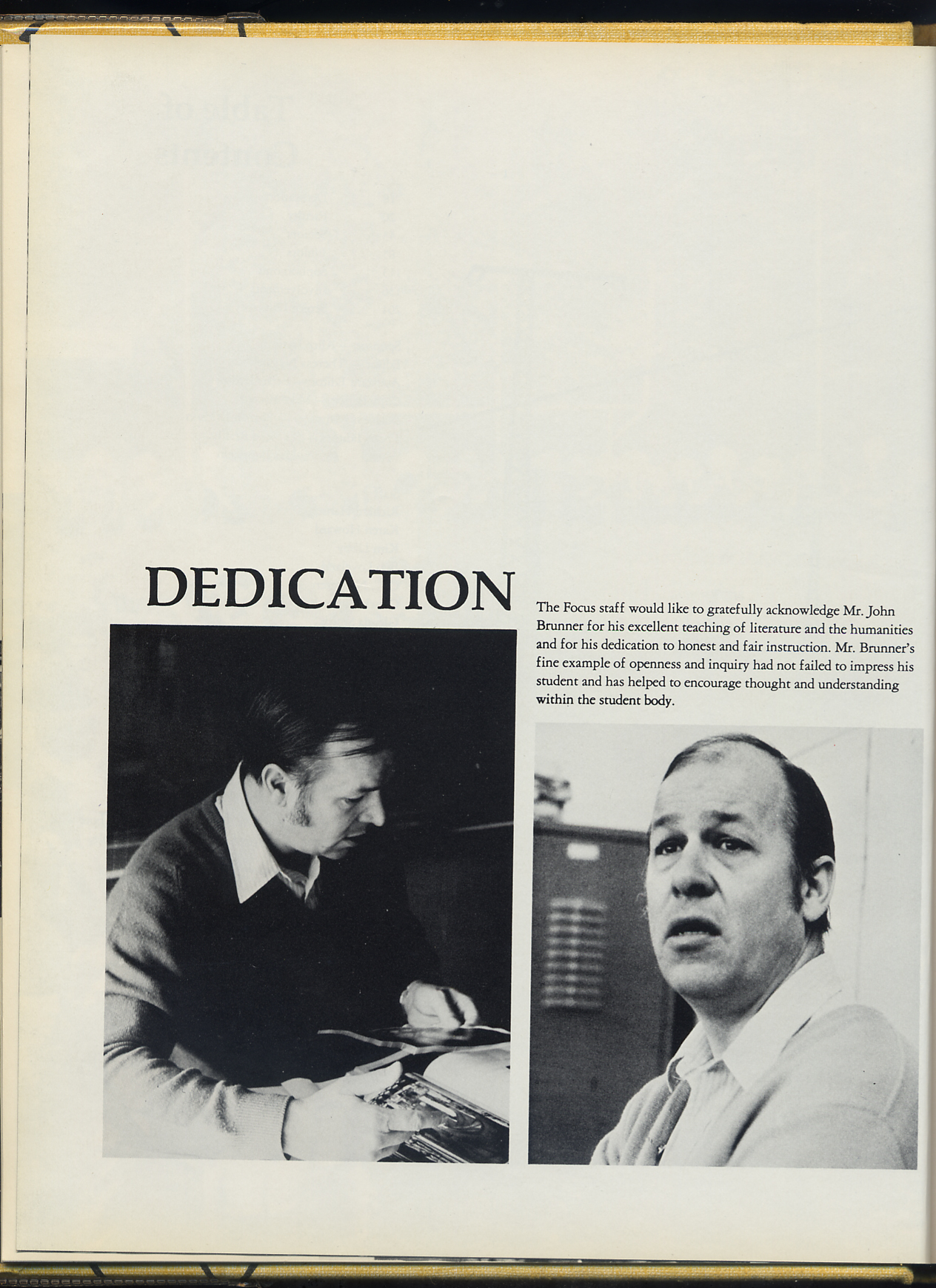 FAHS Focus 1974 Yearbook